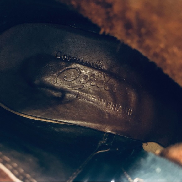 Vintage | Shoes | Vintage Bootalinos By Corelli Tall Heeled Cognac ...